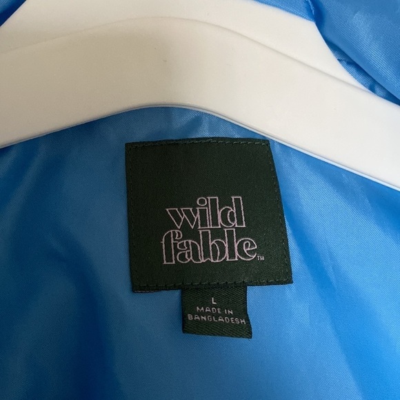 wild fable | Jackets & Coats | Wild Fable Puffer Jacket Blue Marble ...